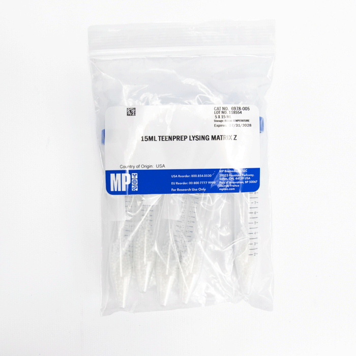 TeenPrep™ Lysing Matrix Z, 15 mL tube