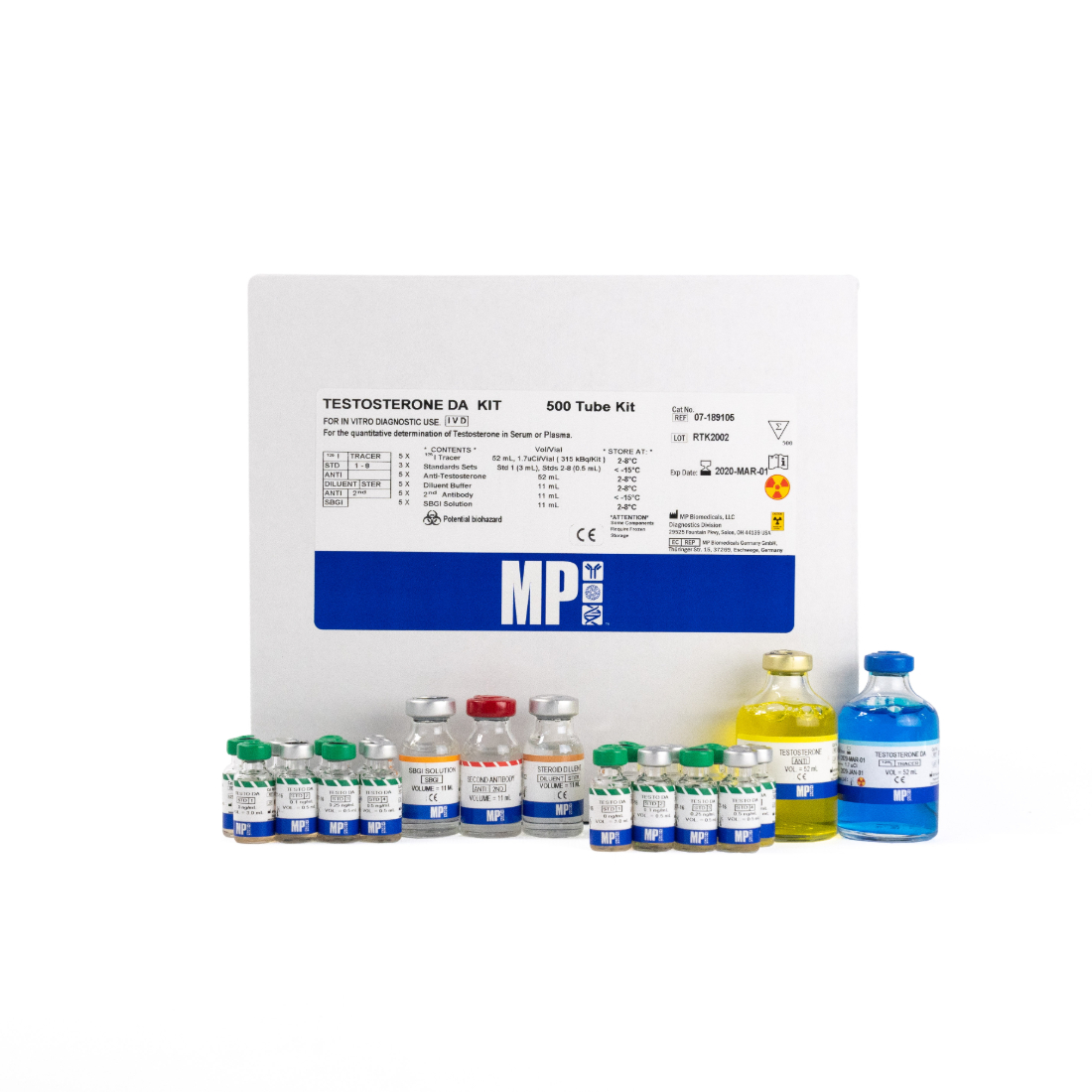 Testosterone Double Antibody RIA Kit